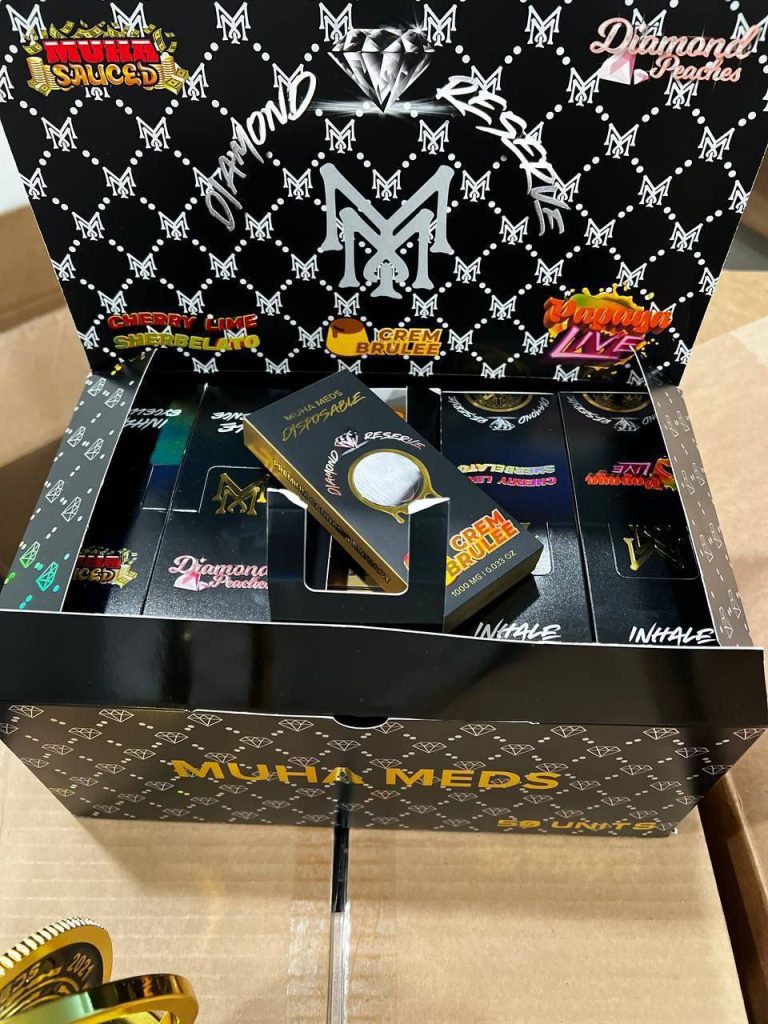 muha meds 2g live resin disposable thc vape pen 2000mg