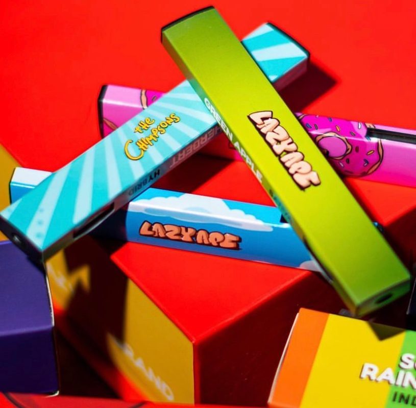 lazy ape 1g premium live resin disposable thc vape pen