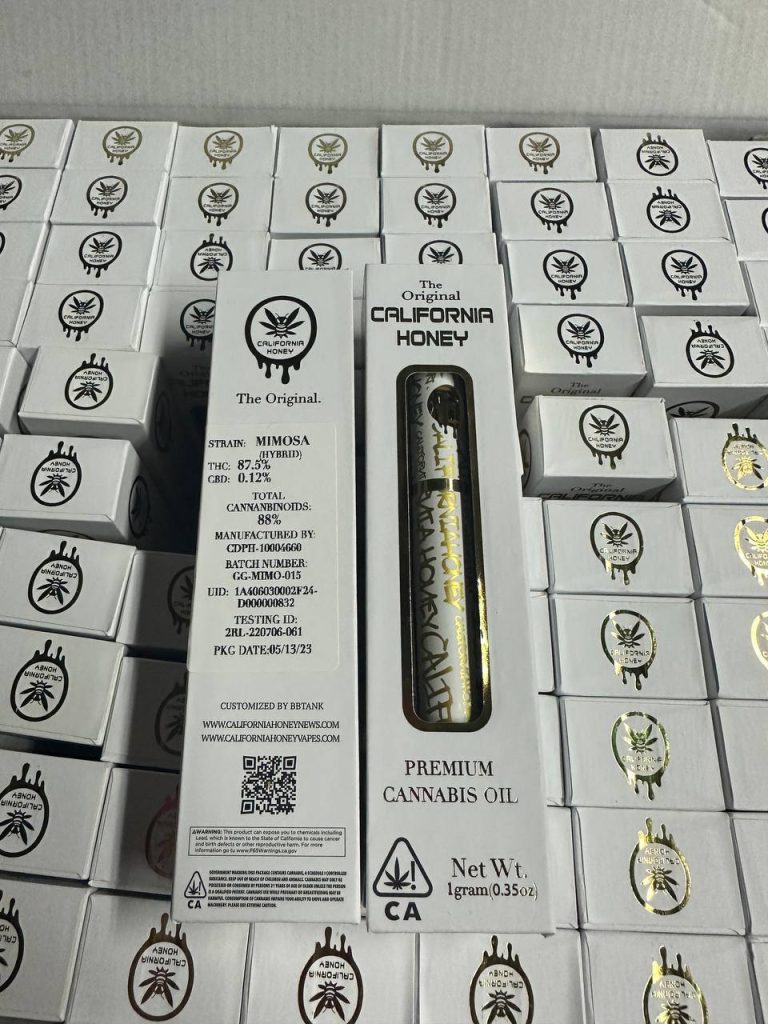 California honey 1g premium live resin disposable vape