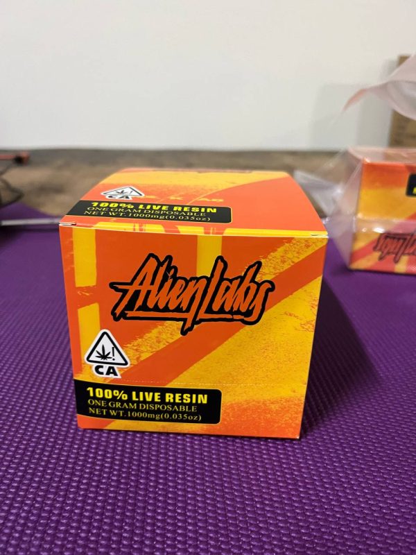 alien labs 1g live resin full spectrum disposable thc vape pen