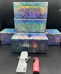 clean cart 2g liquid diamonds + live resin disposable 2000mg