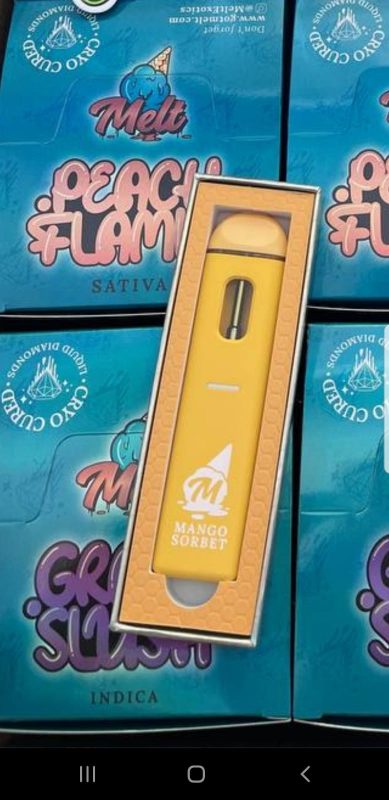melts exotics 2g premium liquid diamonds & live resin disposable