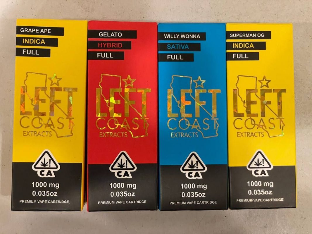 left coast extracts carts 1000mg premium vape cartridges