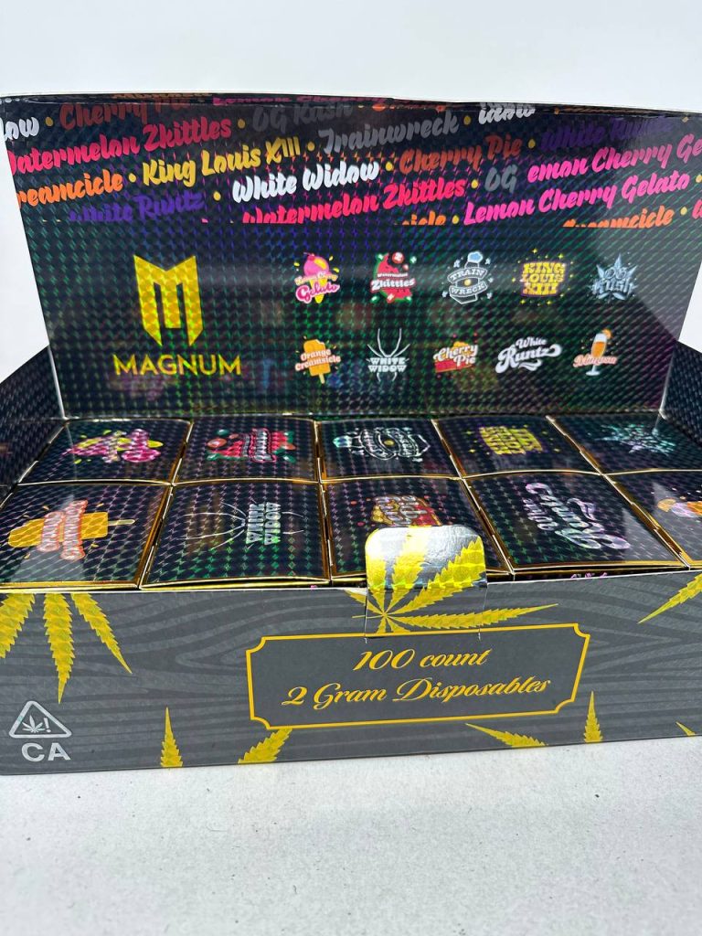 magnum 2g premium live resin disposable vape pen